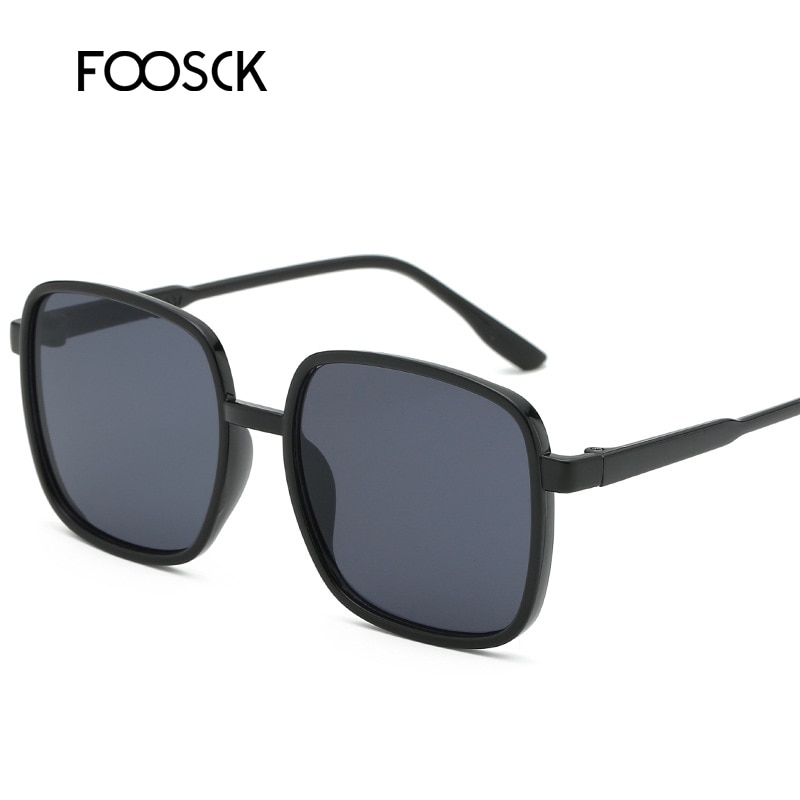 FOOSCK Vintage Square Sunglasses Women Men Luxury ... – Grandado