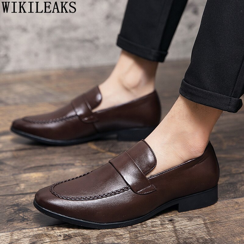 Italian Dress Shoes Formal Oxford Shoes For Men Le... – Grandado