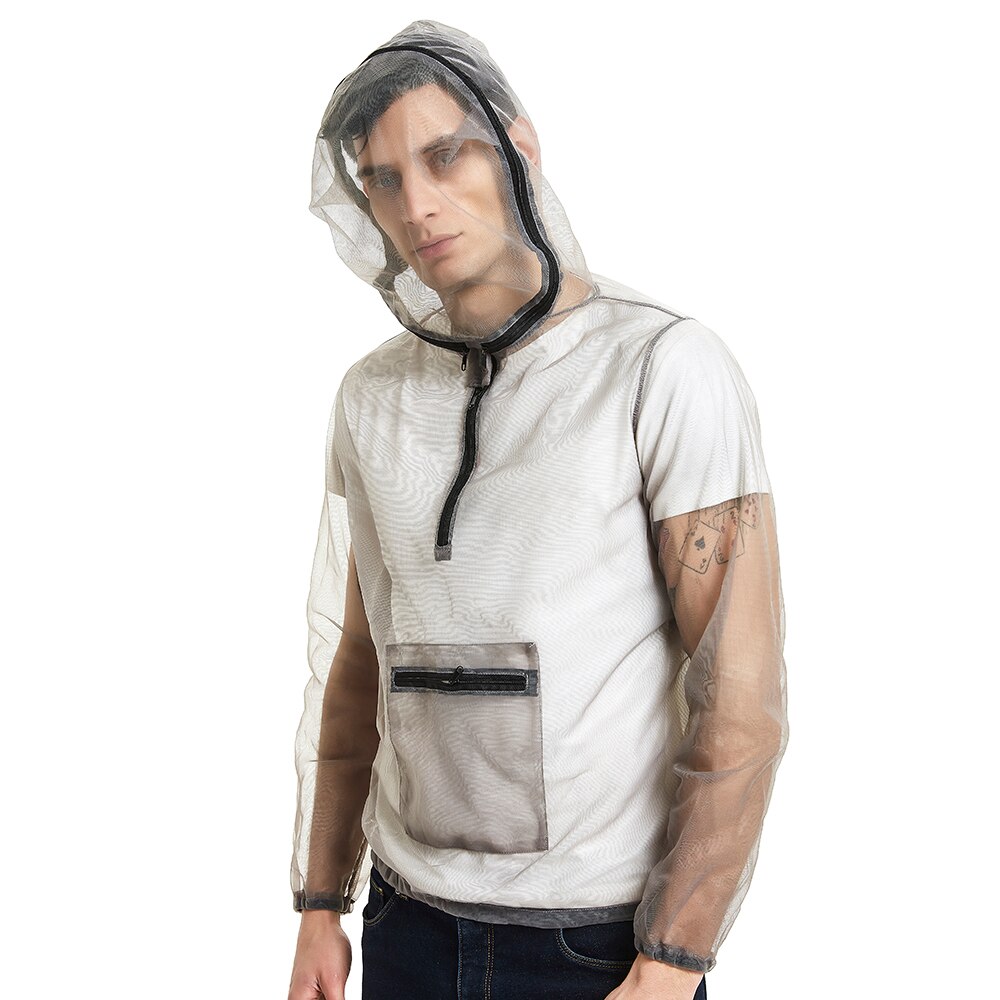 Outdoor Ultralight Mesh Hooded Jacket Anti-mosquit... – Grandado
