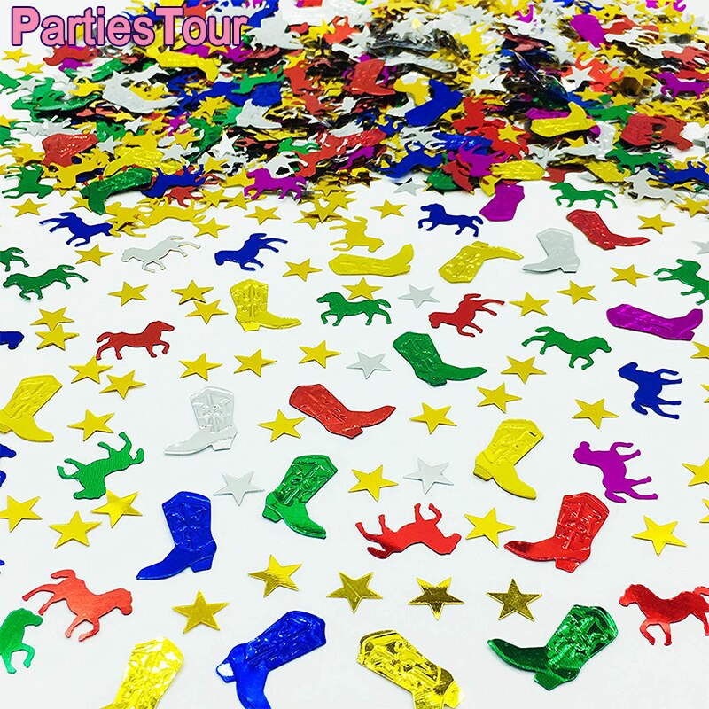 Horse Racing Table Confetti of West Cowboy Patrick... – Grandado