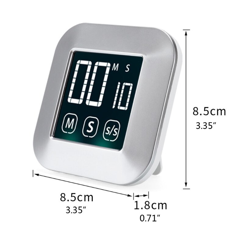 Magnetic LCD Digital Touch Screen Kitchen Timer ，w... – Grandado