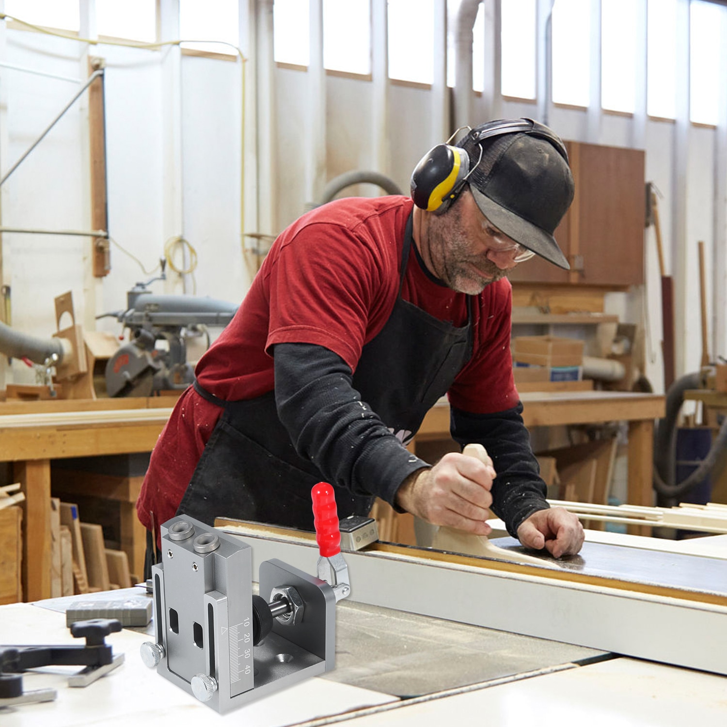 Pocket Hole Locator Jig Kit Aluminum Alloy 15 Degr... – Vicedeal