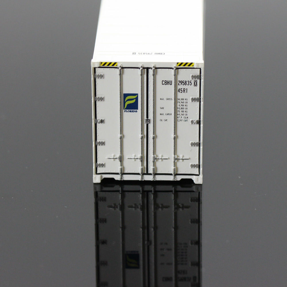 HO Schaal 40ft Hi-Cube Refrigerater Reefer Contain... – Grandado