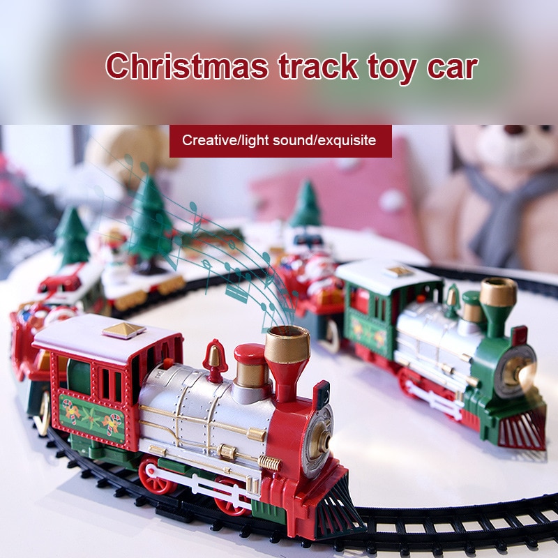 Christmas Electric Train Mini Santa Claus Rail Car... – Grandado