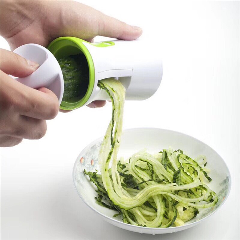 Portable Spiralizer Vegetable Slicer Handheld Peel... – Grandado