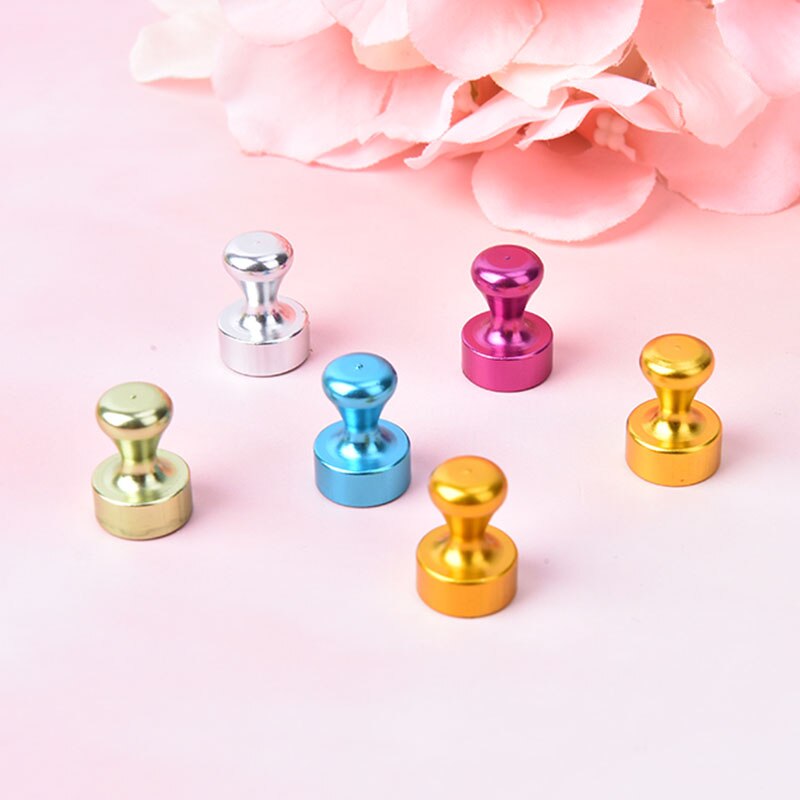 6pcs/Set Strong Colored Magnetic Thumbtacks Neodym... – Grandado
