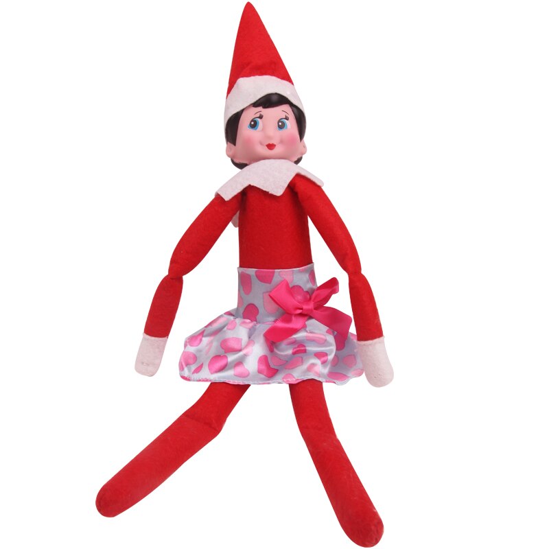 Red Christmas elf doll dress accessories for child... – Vicedeal