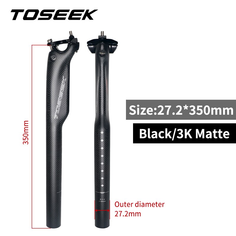 Toseek Zadelpen Carbon Mtb Telescopische Zadelpen ... – Grandado