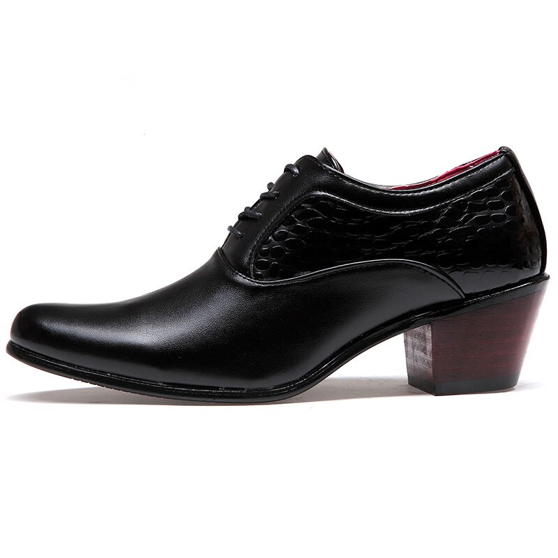 WOLF WHO Men Dress Wedding Shoes Glossy Leather 6c... – Grandado
