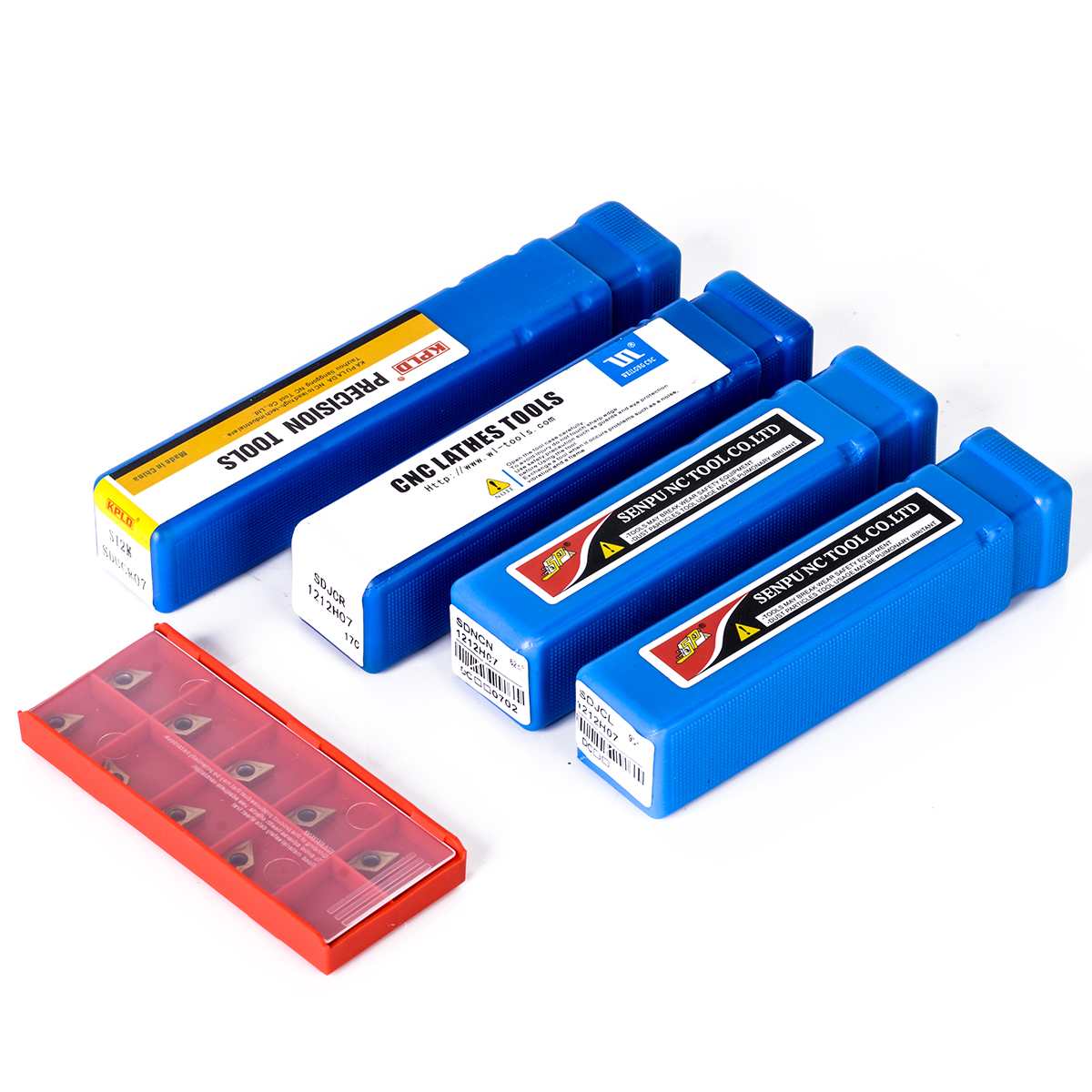 10pcs Carbide Insert Blades + 4pcs Lathe Turning T... – Grandado