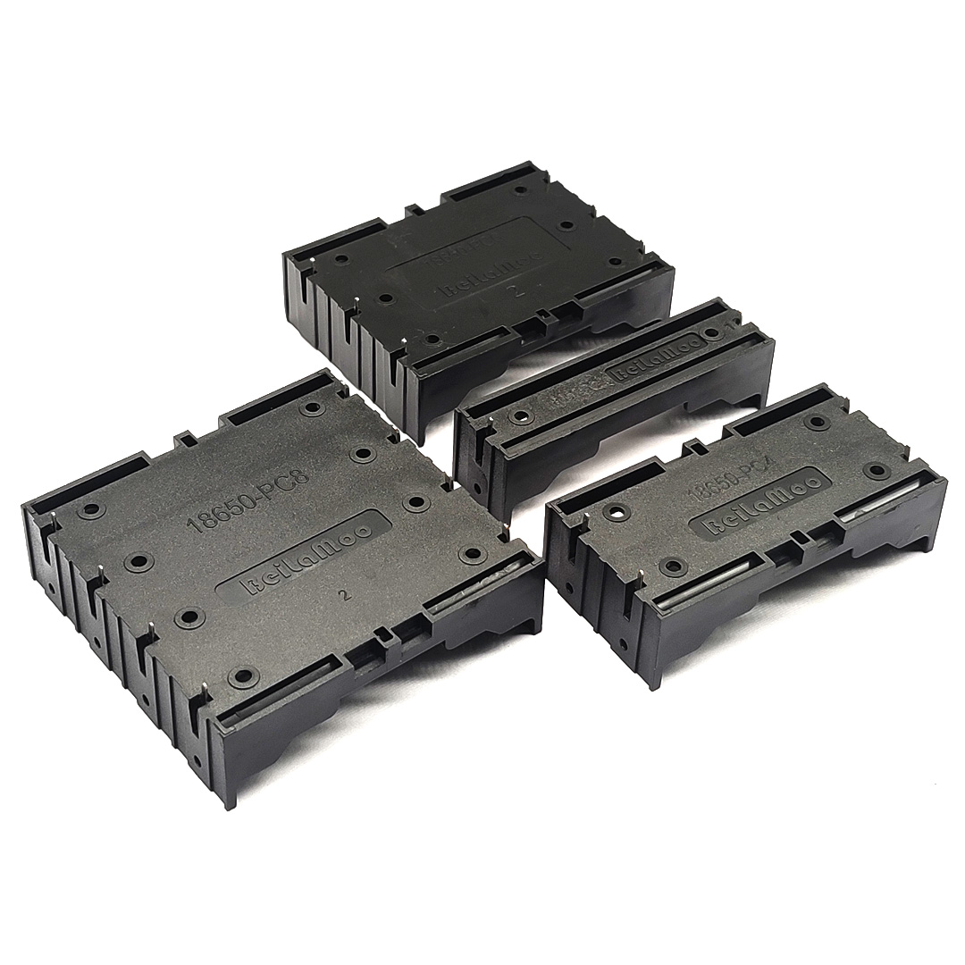 1/2/3/4 Section Plastic 18650 Battery Case 18650 B... – Grandado