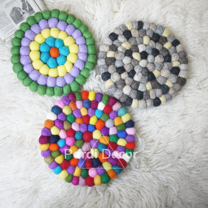 Handarbeit wolle filz Untersetzer Nepal importe ru... – Vicedeal