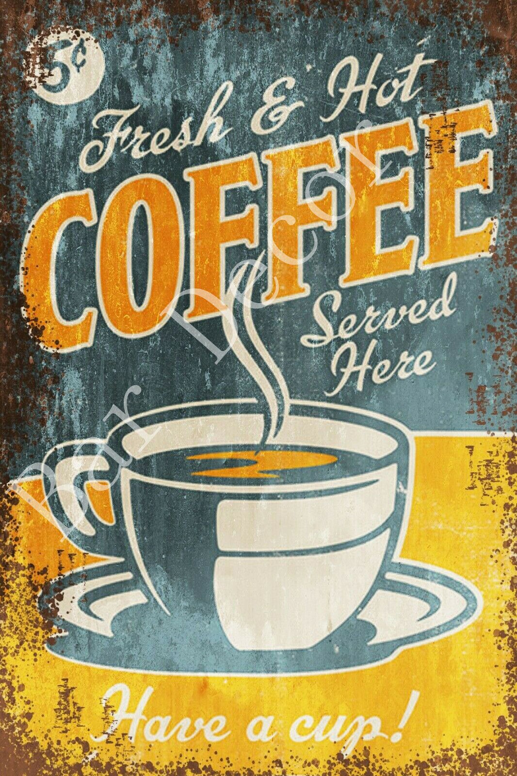 Milk Chocolate Vintage Metal Tin Signs Cupcakes Re... – Grandado