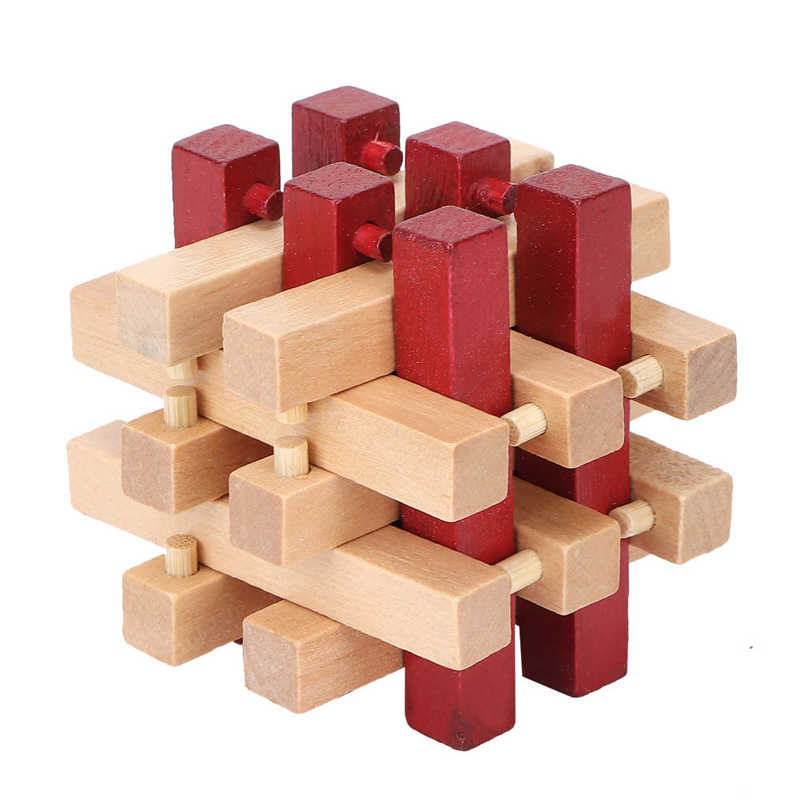Wooden Puzzle Lock Safe Harmless Brain Teaser Puzz... – Grandado