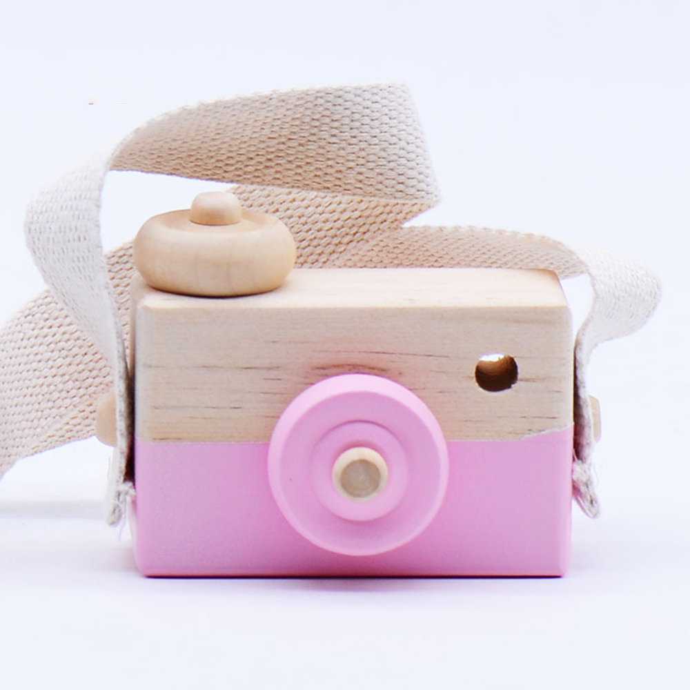 Cute Nordic Style Hanging Wooden Camera Toys Baby ... – Grandado
