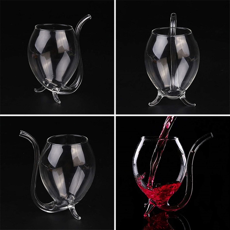 Vampire Filter Red Wine Glass Clear Juice Cup Gobl... – Vicedeal