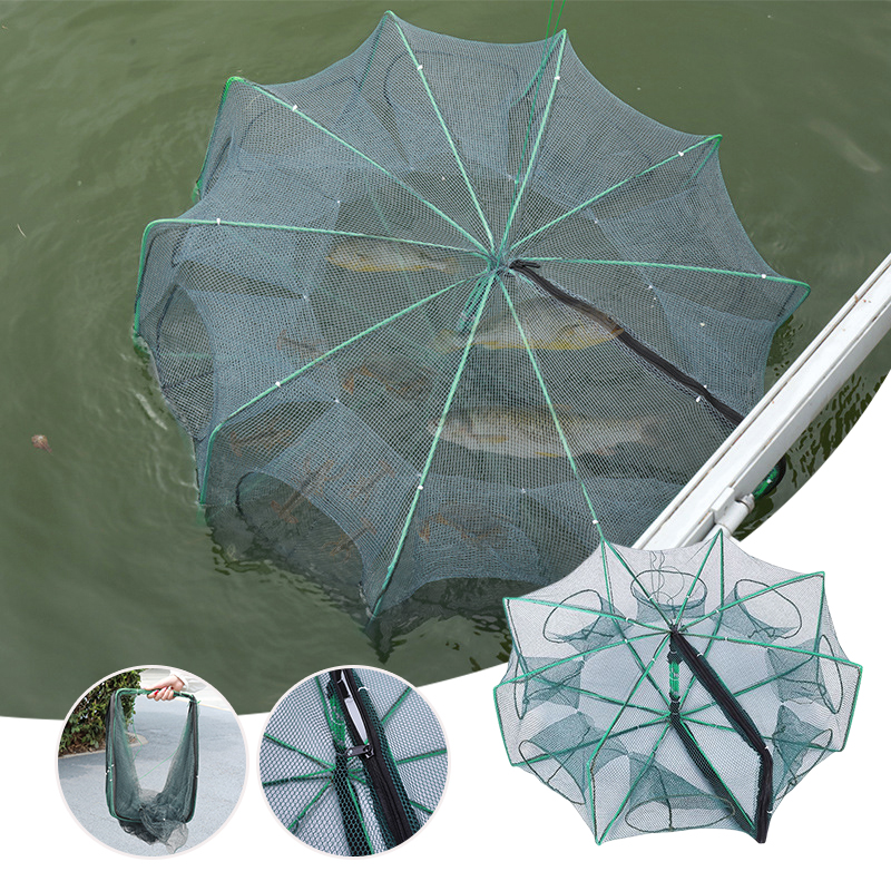 Foldable Crayfish Catcher Mesh Fish Network Crayfi... – Vicedeal