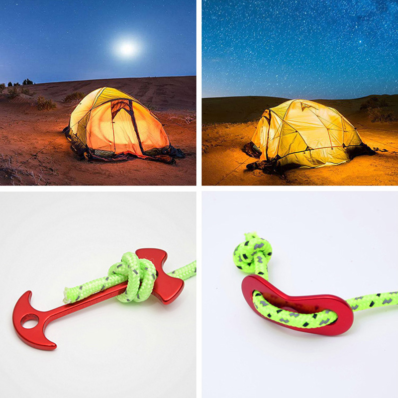 Reflective rope outdoor highlight Tent Canopy pull... – Grandado