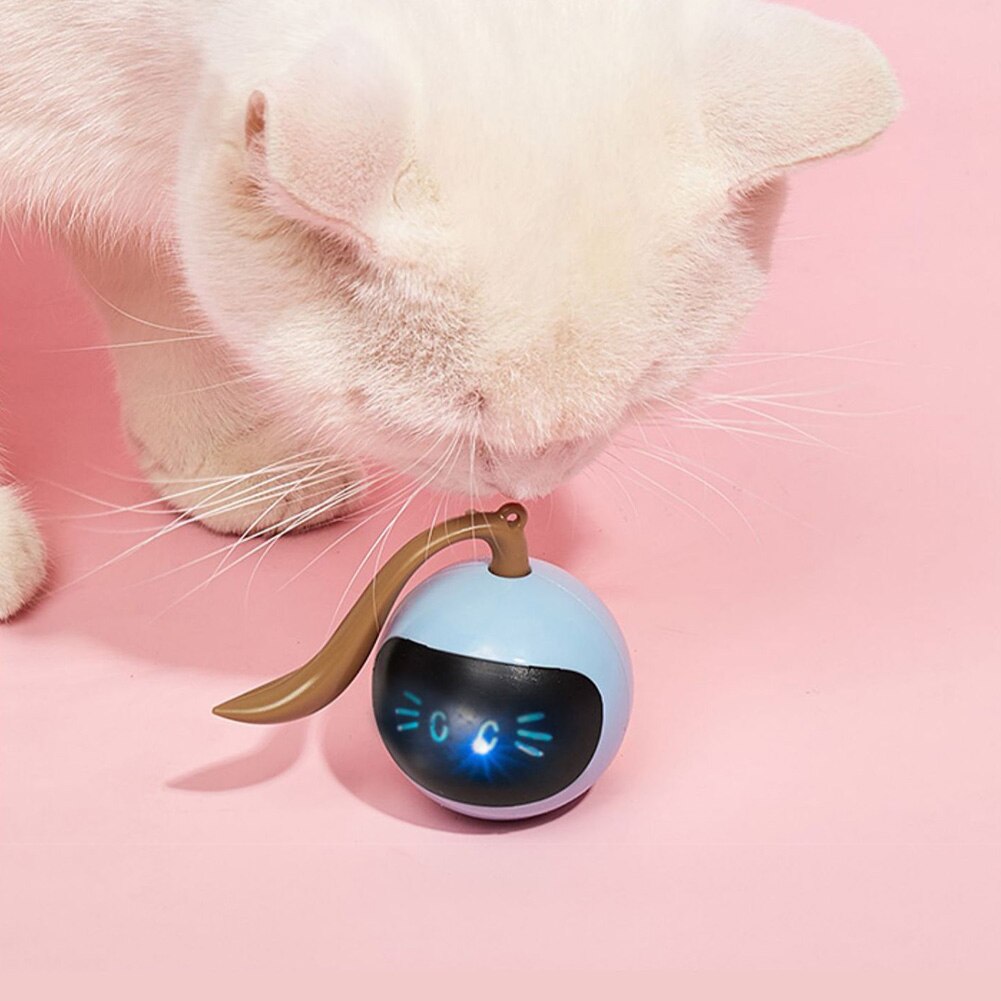 Pet Smart Interactive Cat Toy Colorful LED Self Ro... – Vicedeal