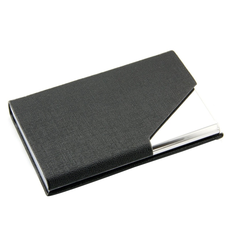 Metal business card holder Business lattice patter... – Grandado