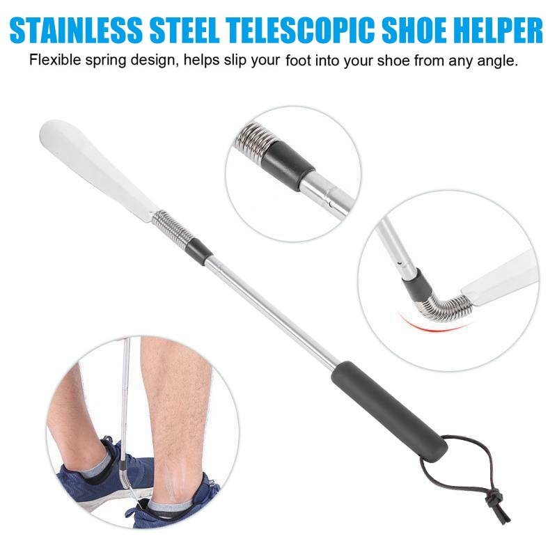 Telescopic Shoe Helper Long Handle Shoe Lifter 16.... – Grandado