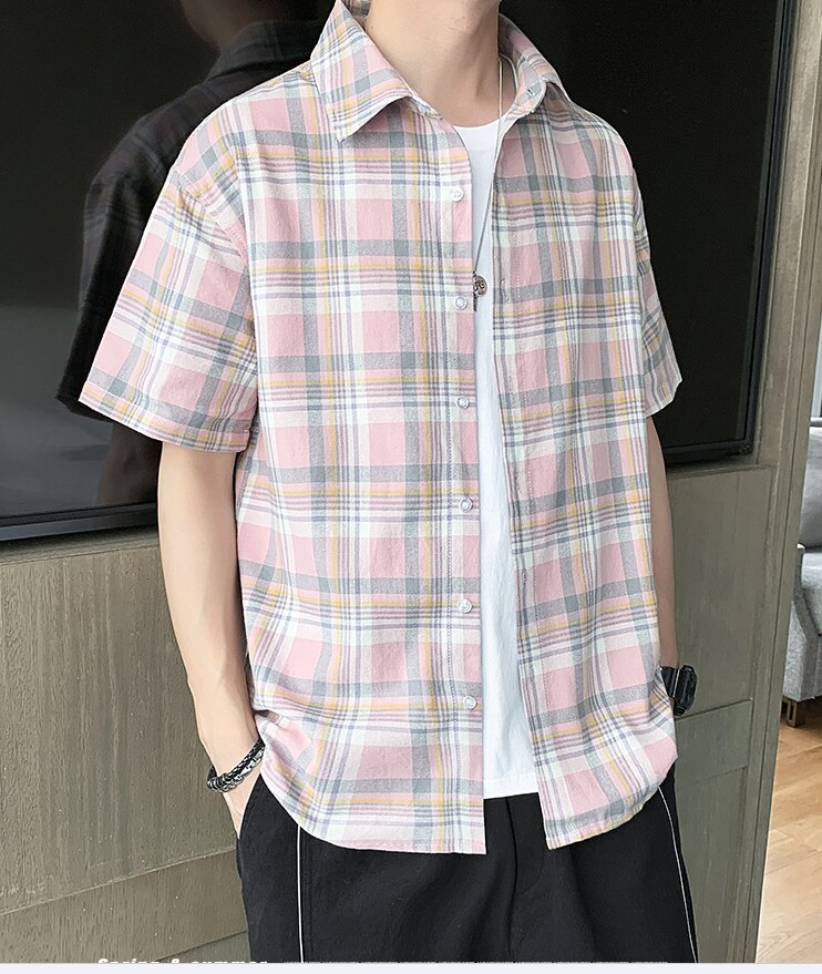 Zomer Korte Mouwen 3/4 Mouw Casual Jack Mannen – Grandado