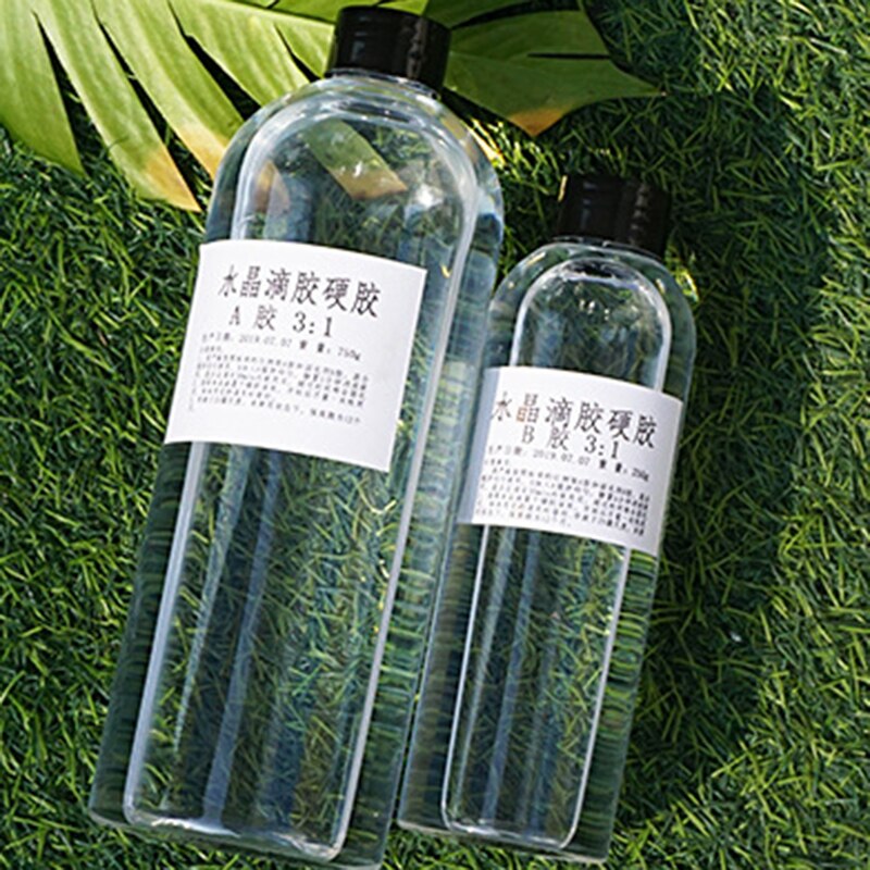 1 Set claro resina epoxi alta adhesivo 3:1 Cristal... – Grandado