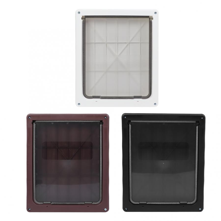 Pet Enter Out Door Safe Door Lockable Dog Cat Door... – Grandado
