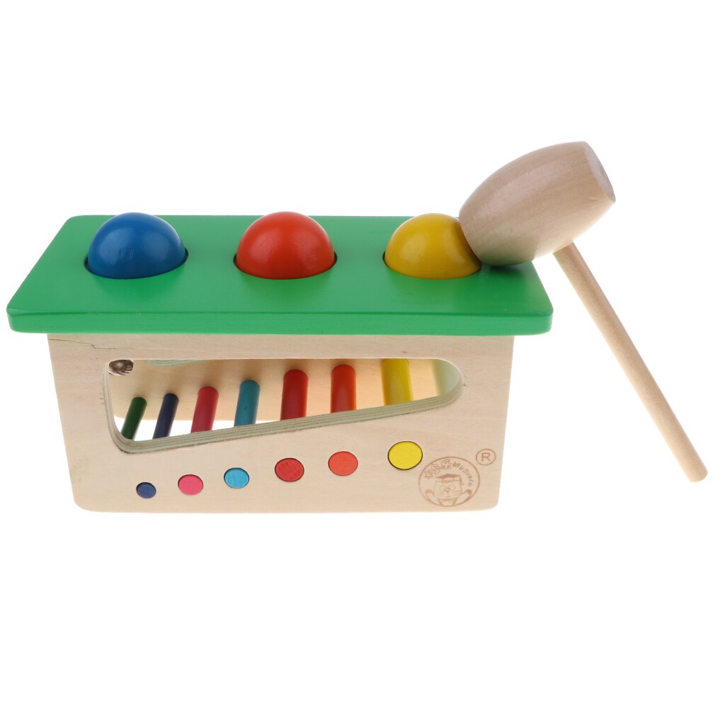 Wooden Jingle Bell Knock Ball Kid Toy Baby Toddler... – Vicedeal