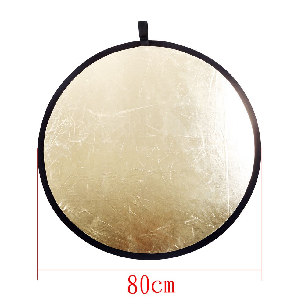 80cm 2 in 1 Portable Collapsible Light Round Photo... – Grandado