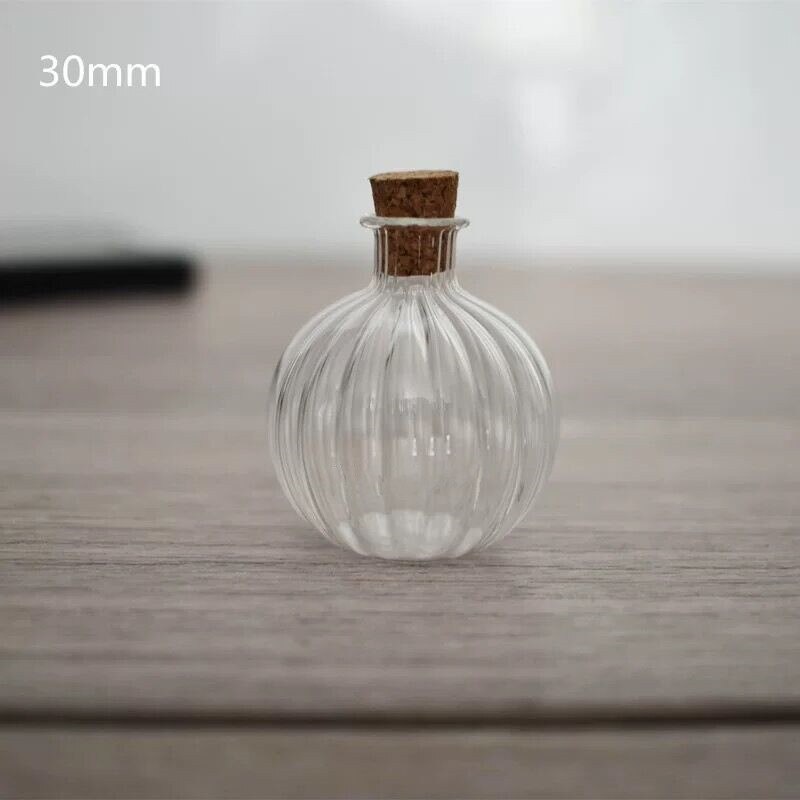 25/30/35mm Stripe Round Glass Spherical Bottle Via... – Vicedeal