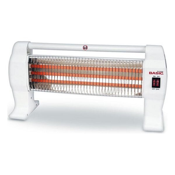 Electric Quartz Heater Basic Home 1200W White – Grandado