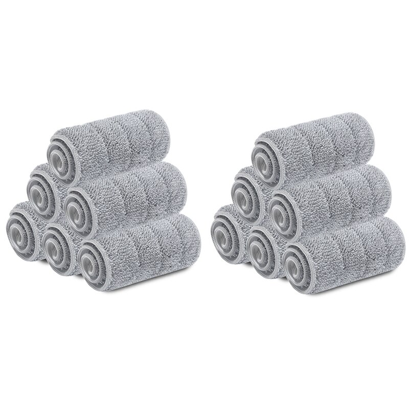 12 PCS Microfiber Mop Cloth Kitchen Floor Cleaning... – Vicedeal