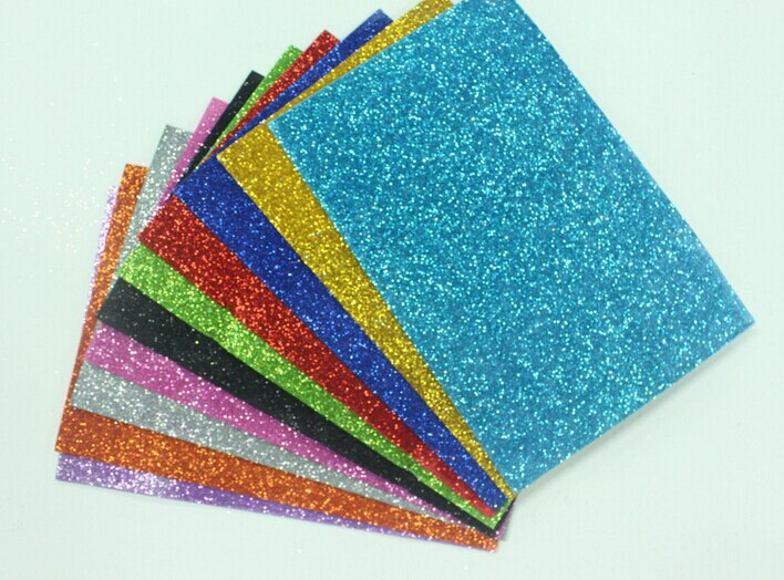 10 corlors A4 size glitter eva foam 2.0mm eva spon... – Vicedeal