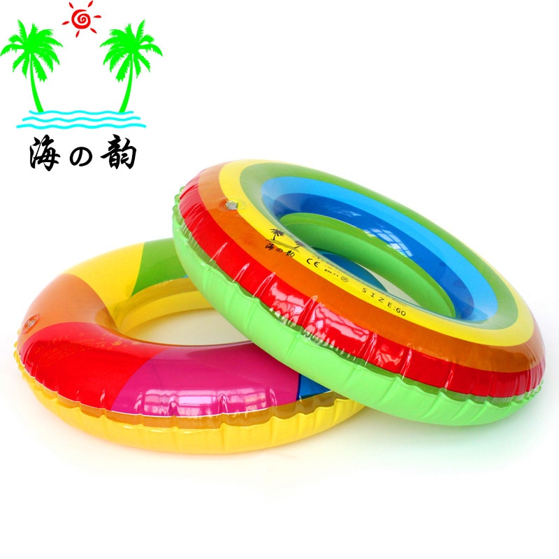 Rainbow Swimming Tube Thick Men And Women Inflatab... – Vicedeal