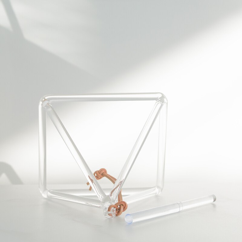 7inch Clear Quartz Crystal Singing Pyramid+Mallet ... – Grandado