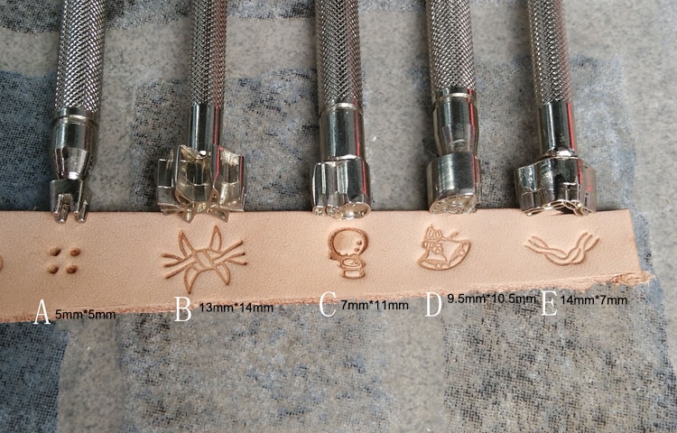 Hand-work unique leather working tools carving pun... – Vicedeal