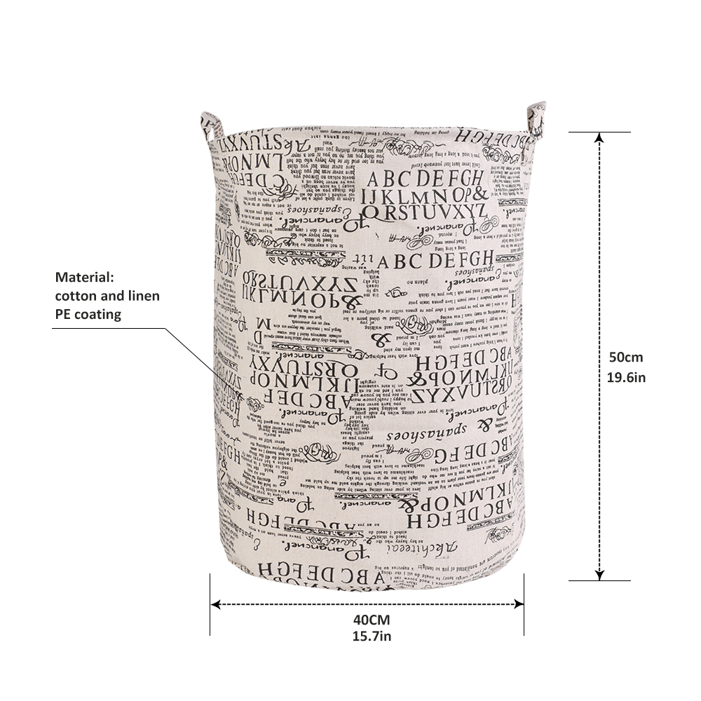 Praktische Ronde Wasmand Met Belemmeren Dier Decor... – Grandado