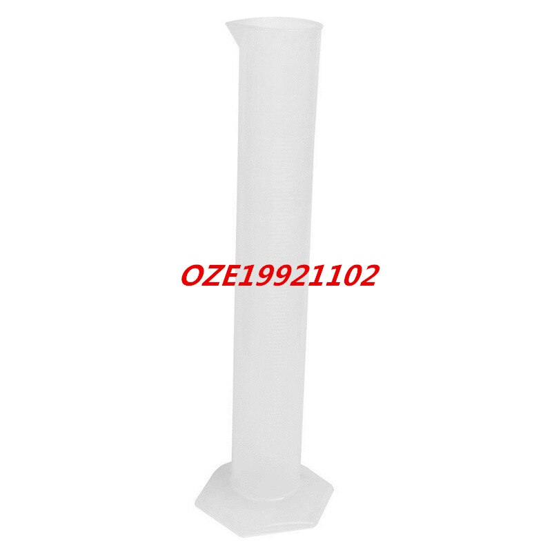 1PCS Lab Measurements Clear White Plastic Hex Base... – Grandado
