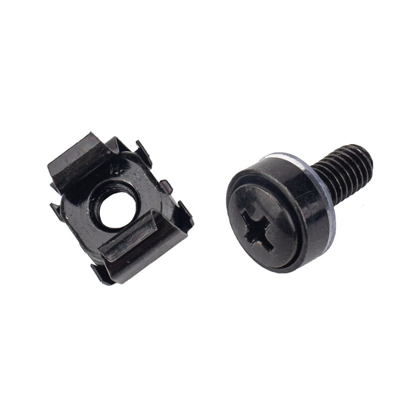 50Pcs M6 12mm Nuts and Screw Screw with Cage Nuts ... – Vicedeal