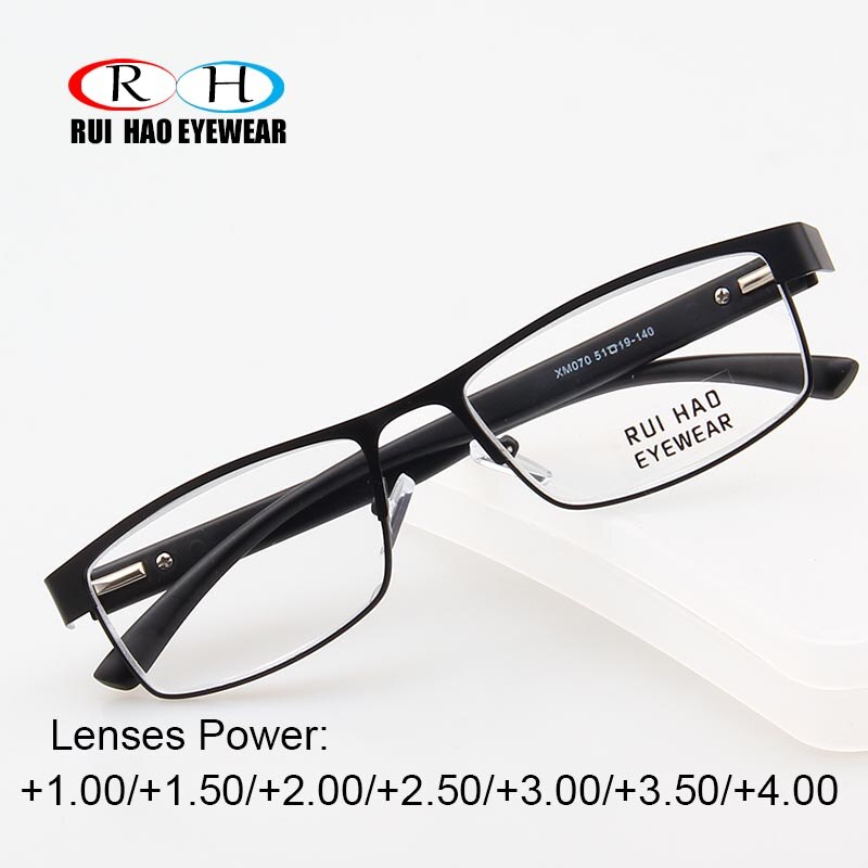 Rectangle Reading Eyeglasses Unisex Presbyopic Spe... – Grandado