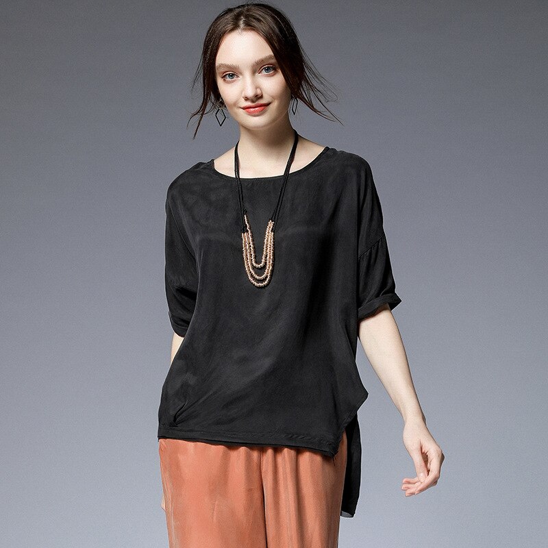 Xitao Europa Stijl Plus Size Losse Korte Mouwen Ef... – Grandado