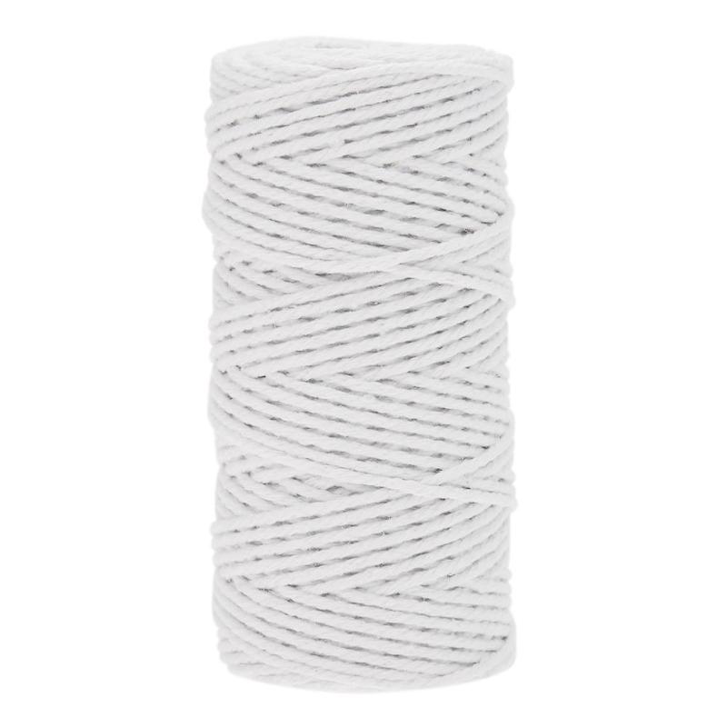 1 Roll 100 Meters 2Ply Cotton Twine DIY Weaving Ha... – Grandado