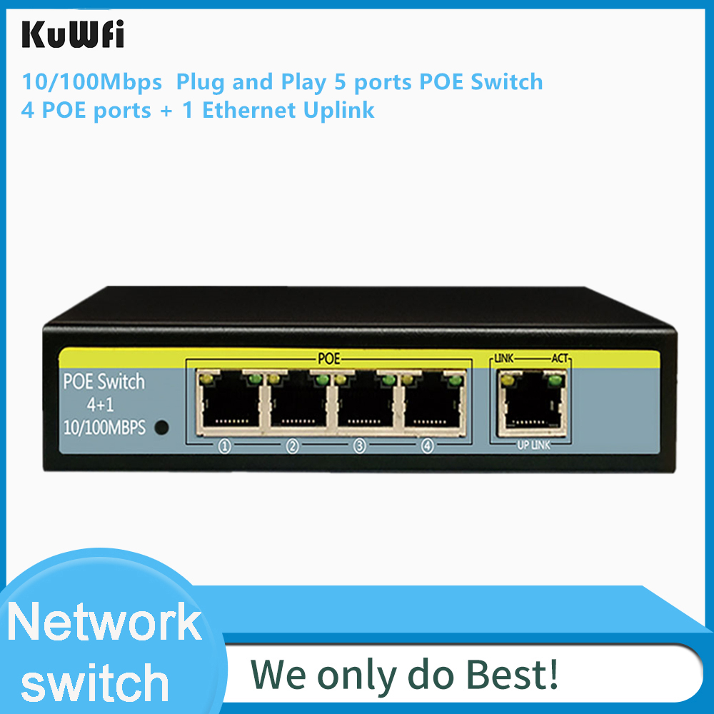 5 Port 10/100Mbps Switch Plug And Play With IEEE 8... – Vicedeal