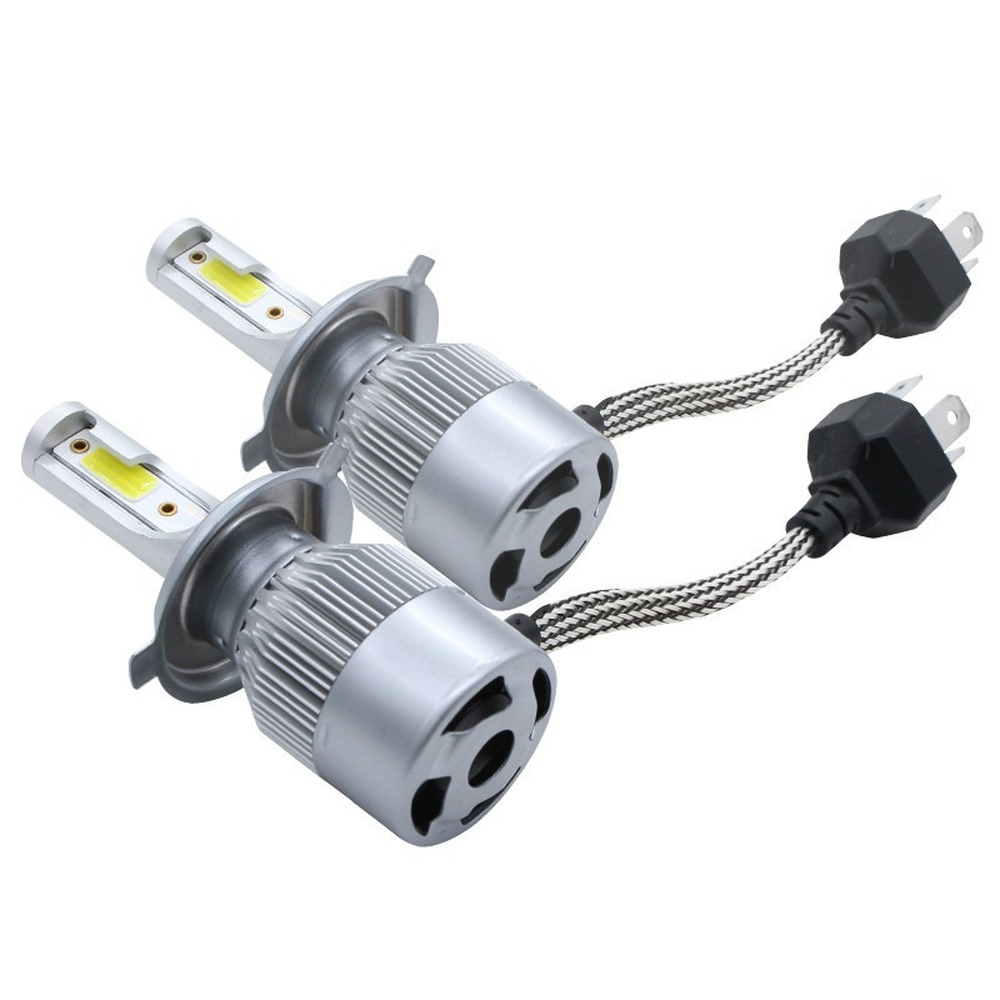 LED Auto Headlamps C6 H4 H7 Headlights COB H1 H3 H... – Grandado