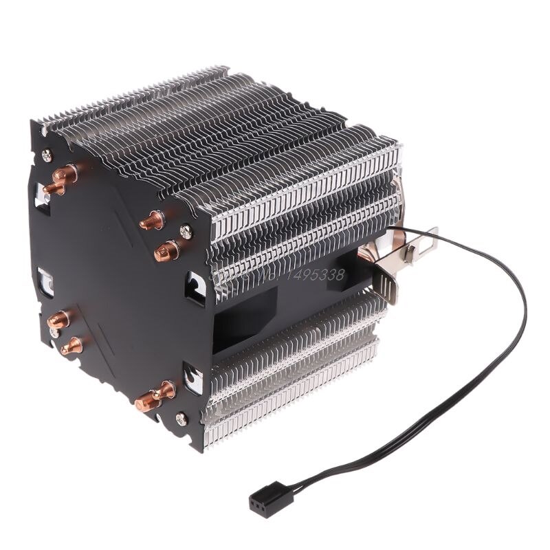 1PC Thermal Grease + 4 Heatpipe 130W Red CPU Coole... – Grandado