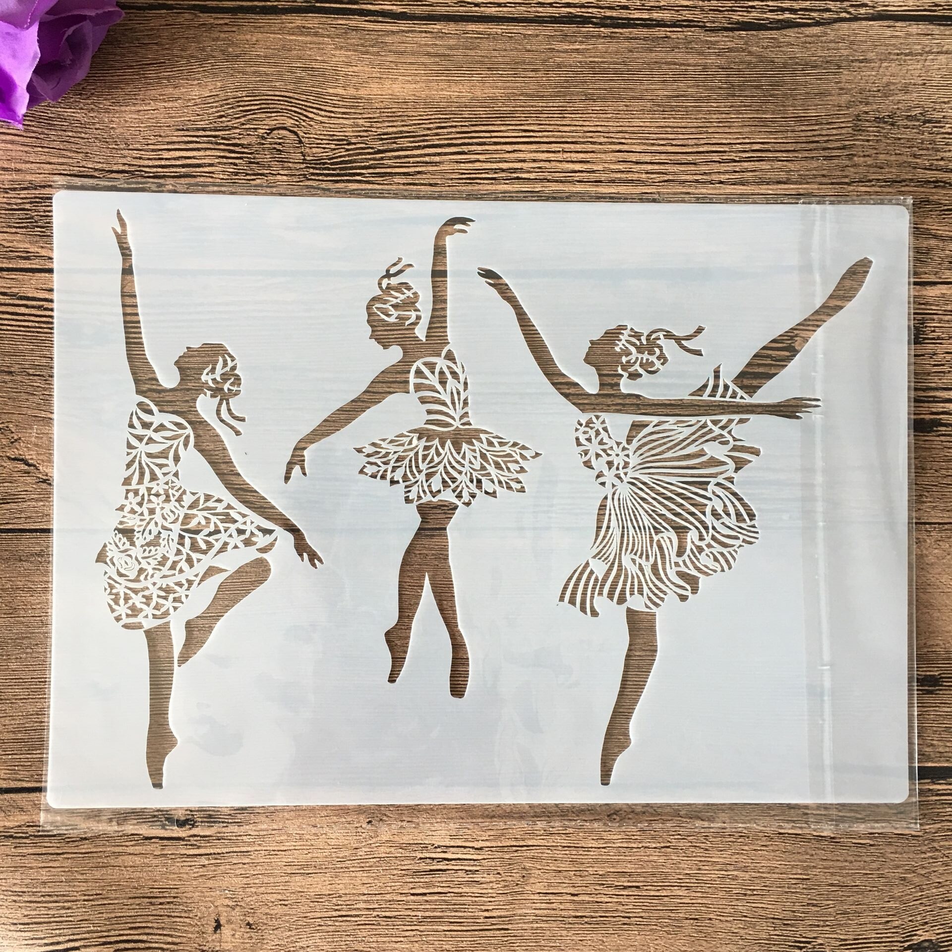 Plantillas A4 DIY para pintura de pared, álbum de ... – Grandado