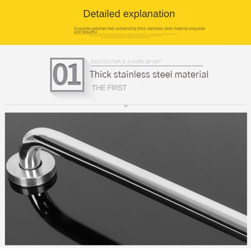 Bathroom Balance-Bar Heavy Duty Safety Grab Bar St... – Grandado