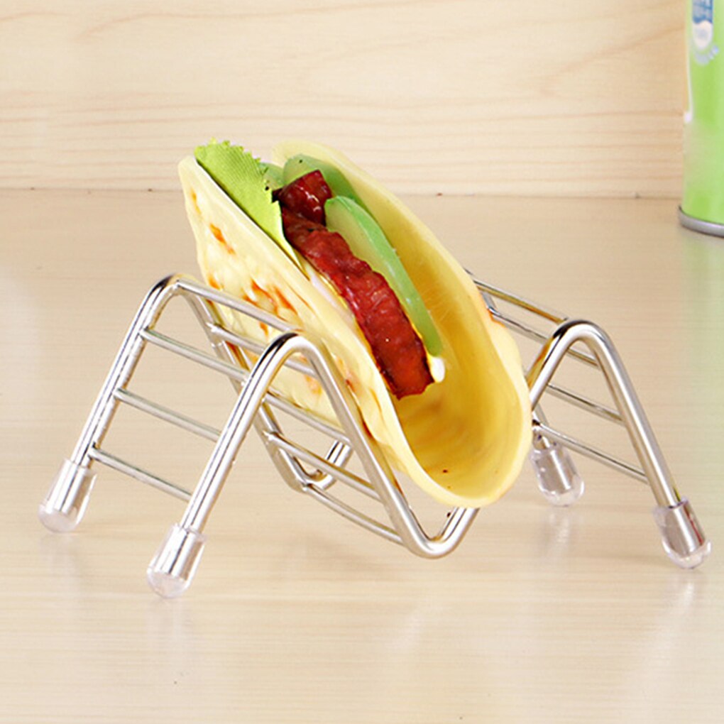 Handig Chic Rvs Taco Holder Stand Rack Lade Oven V... – Vicedeal