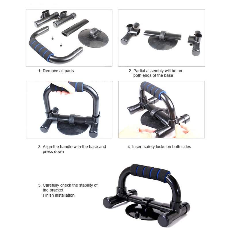 Portable Push-ups Non-slip Push Sit Up Bars Stands... – Grandado
